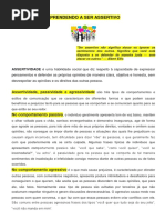 Manual Assertividade | PDF | Linguagem corporal | Humano