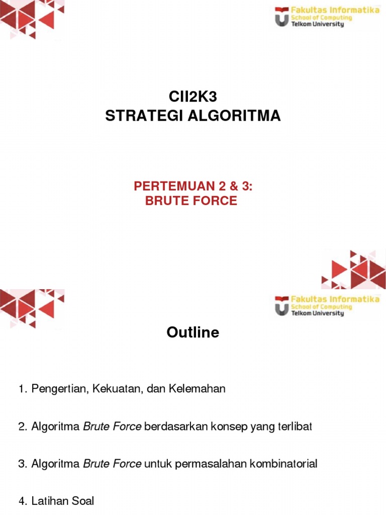 (SA GIA) 02 - Brute Force | PDF