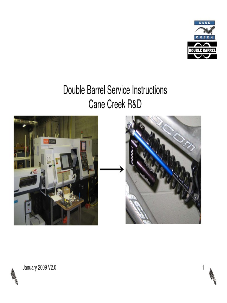 Cane Creek Double Barrel Manual | PDF | Petroleum Reservoir | Piston