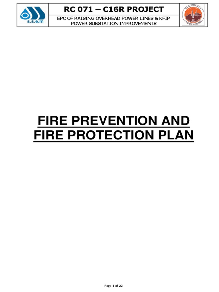 Fire Prevention and Protection Plan-2 | PDF | Fires | Combustion