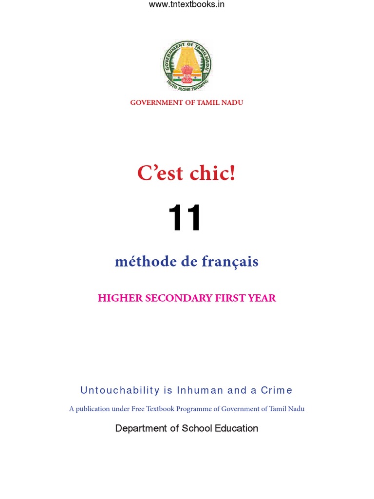 C'est Chic!: Méthode de Français | PDF | Grammatical Gender ...