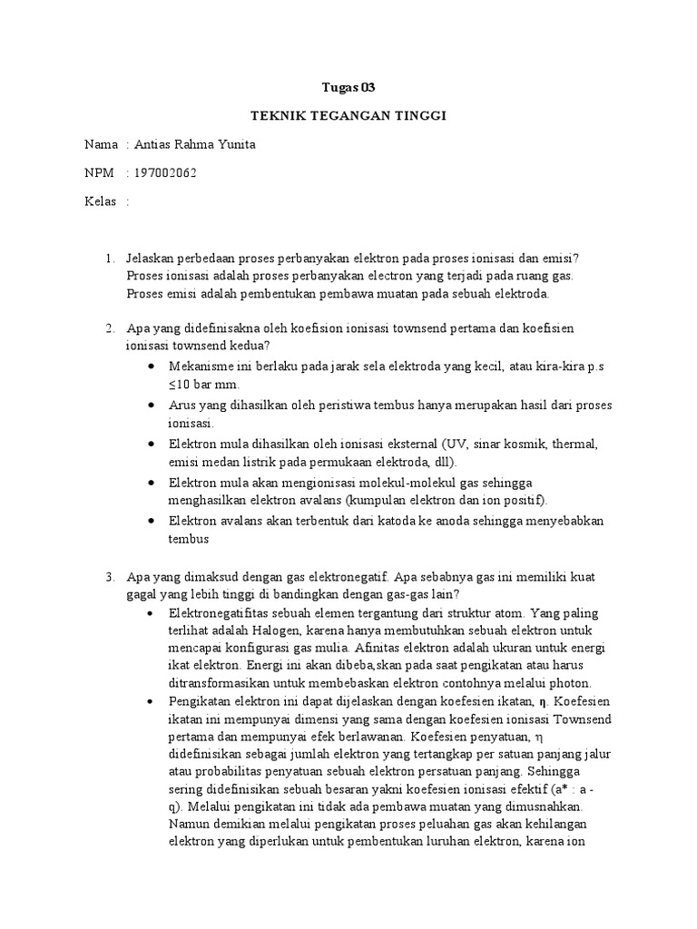 Tugas 03 TTT | PDF | Sains & Matematika