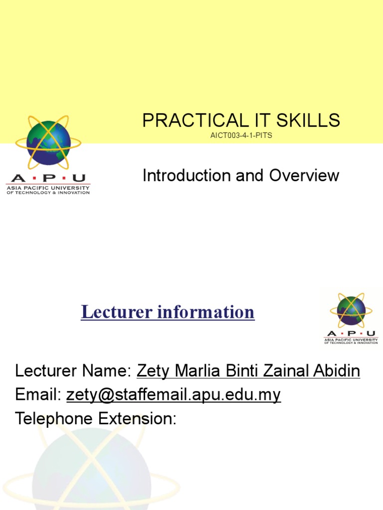 Practical IT Skills Course Overview | PDF | Microsoft Access ...