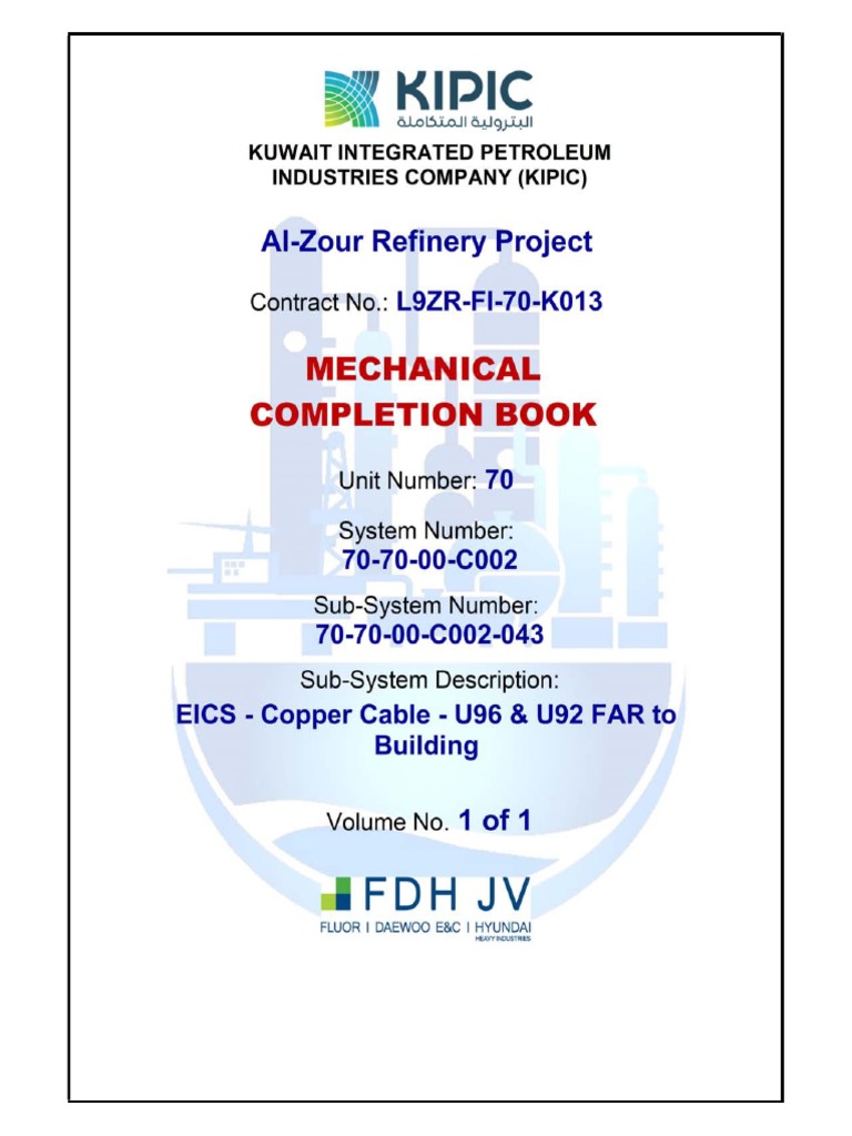 70-70-00-C002-043 - EICS - Copper Cable - U96 & U92 FAR To Building ...