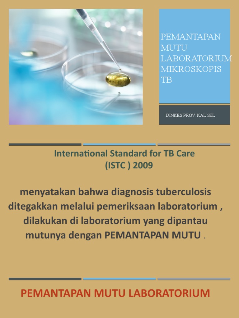 Pemantapan Mutu Laboratorium Mikroskopis TB | PDF