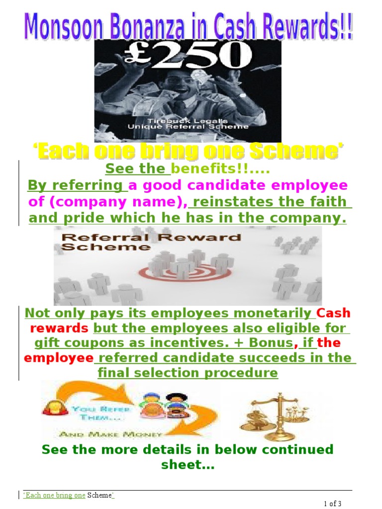 Employee Referral Scheme - Cite HR | PDF | Employment | Human Resource ...