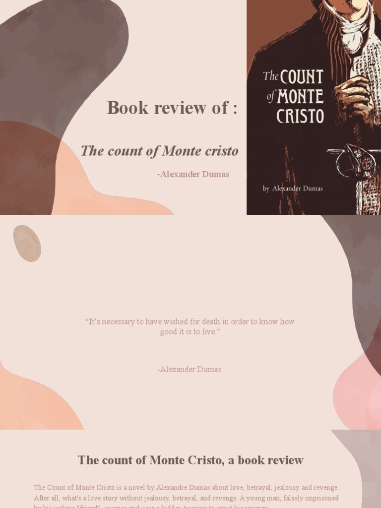 The Count of Monte Cristo Book Review | PDF | The Count Of Monte Cristo ...