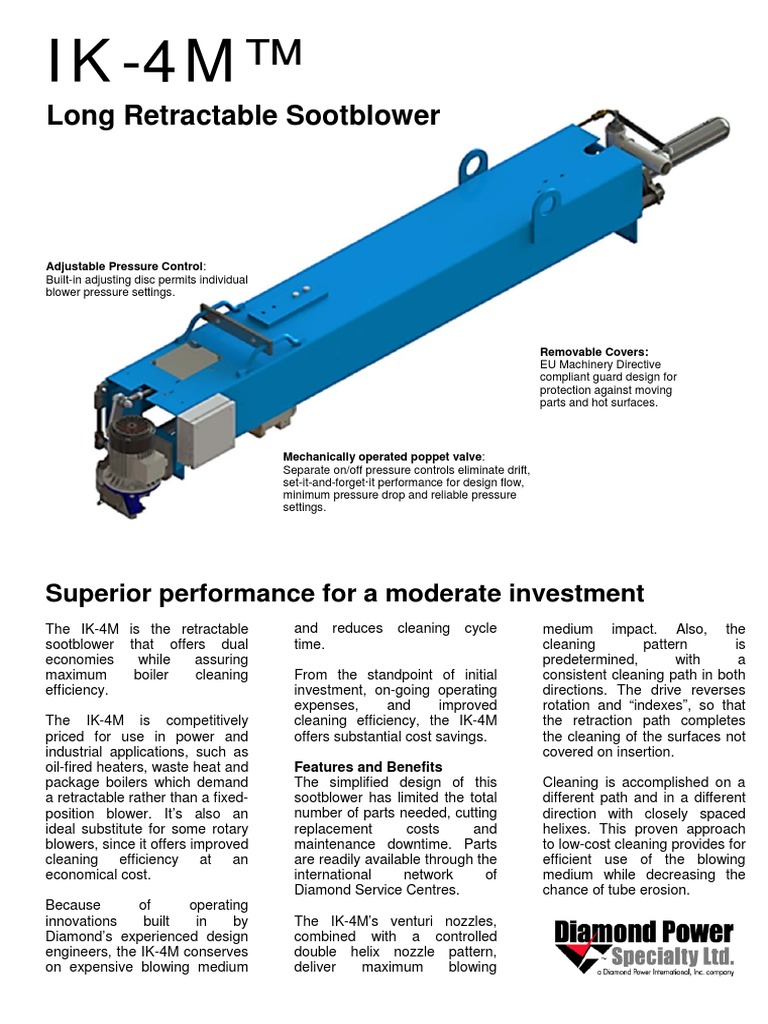Long Retractable Sootblower: Superior Performance For A Moderate ...