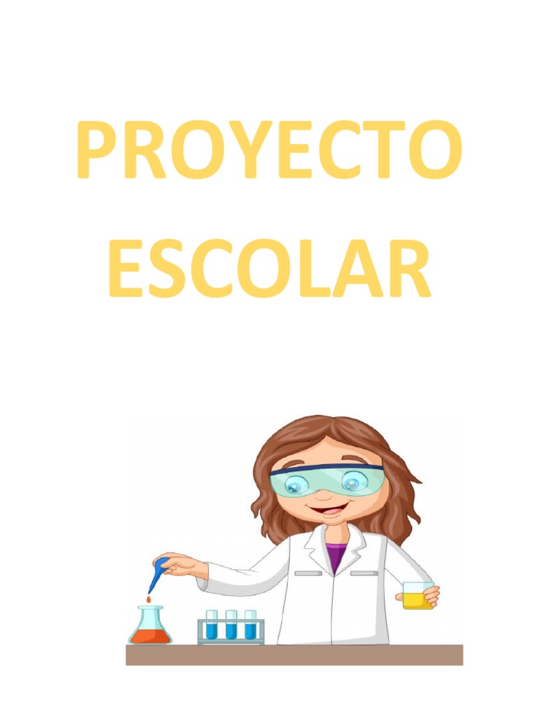 Caratula de Proyecto Escolar para Imprimir | PDF