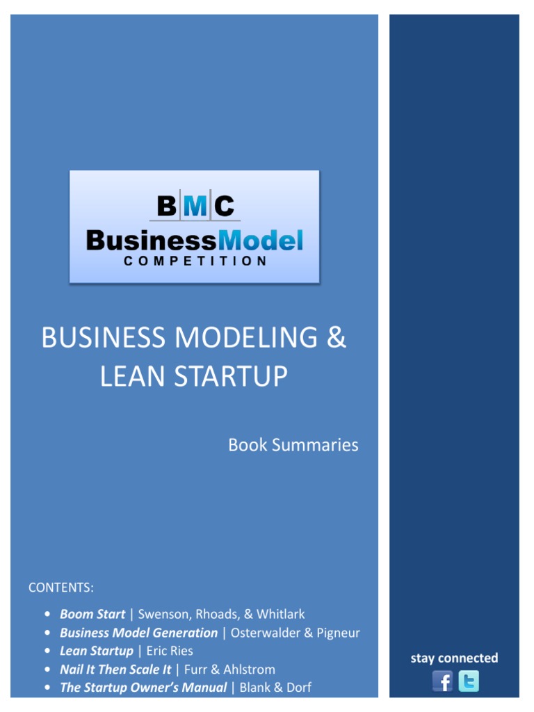 Business Modeling & Lean Startup: Book Summaries | PDF | Lean Startup ...