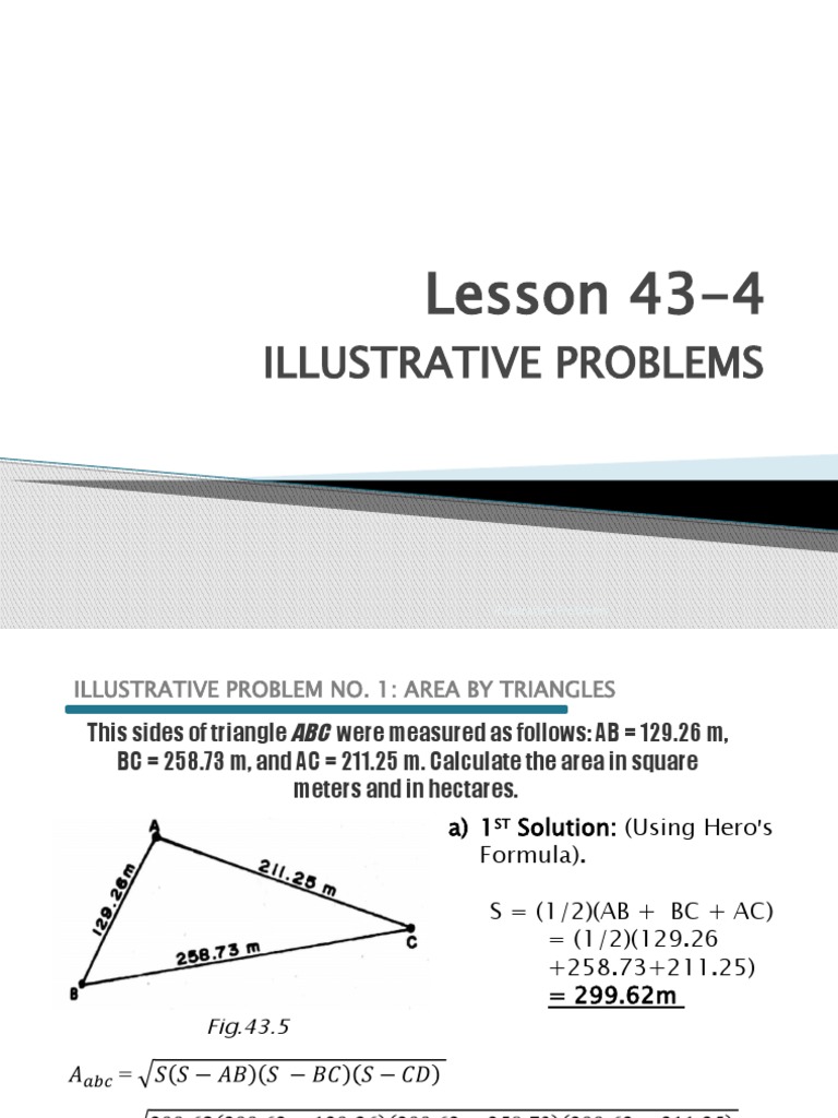 Illustrative Problems | Download Free PDF | Triangle | Area