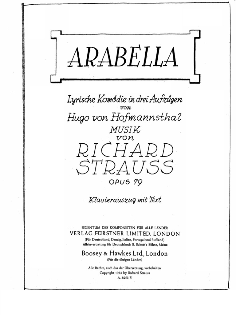 Arabella | PDF