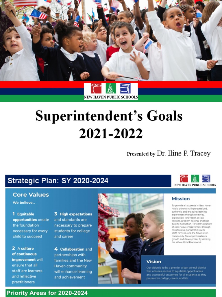 Superintendents Goals 2021-2022 Final Version | PDF | Performance ...