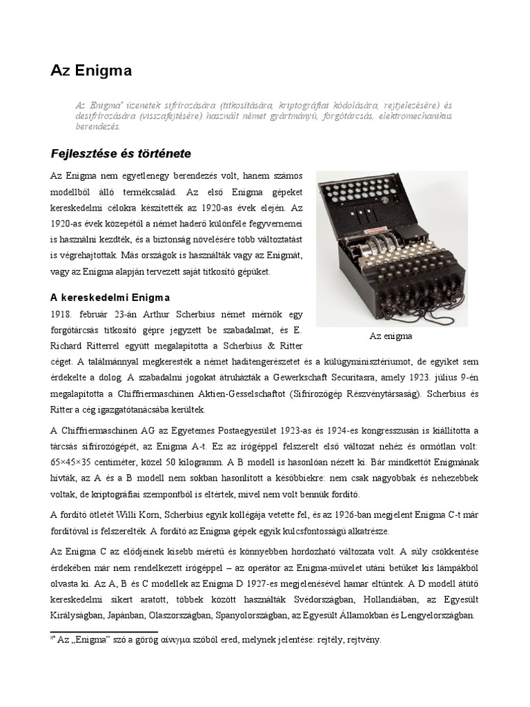 Enigma | PDF