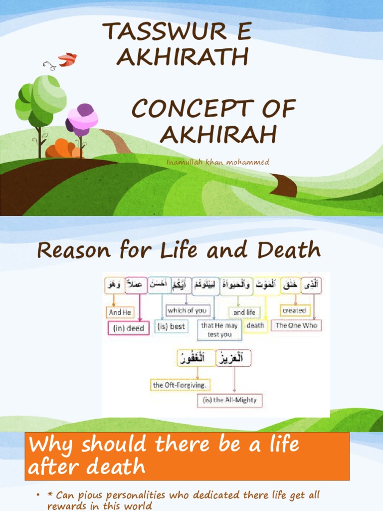 Tasswur E Akhirath Concept of Akhirah: Inamullah Khan Mohammed | PDF ...