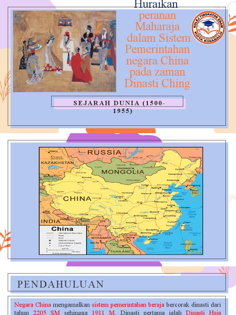 Sistem Pemerintahan Negara China Pada Zaman Dinasti Ching Fixed | PDF