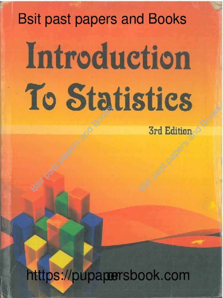 Introduction To Statistics (3rd Edition) by Ronald E.walpole | PDF