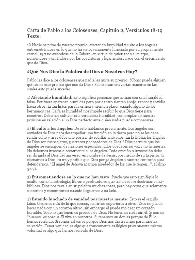 Falsa Humildad | PDF | Cristo (título) | Dios