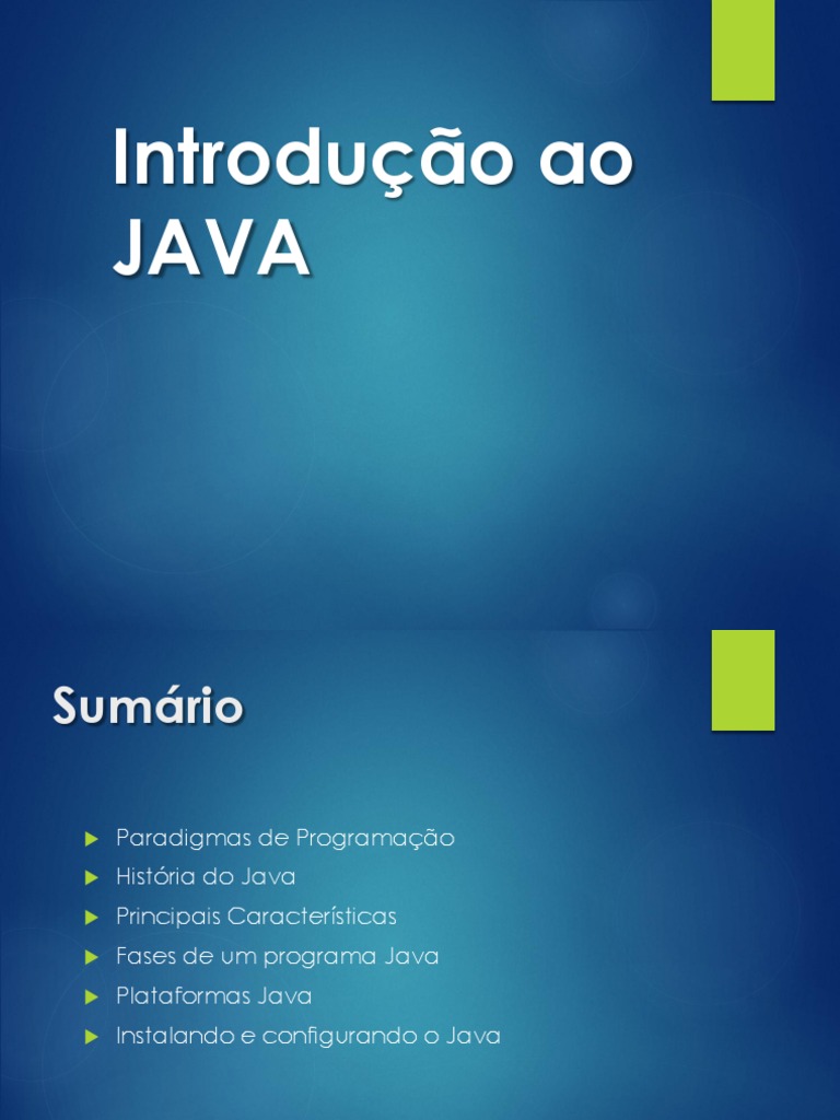 Aula 2 - Introdução Ao Java | PDF | Java (linguagem de programação ... Aula 2 - Introdução Ao Java | PDF | Java (linguagem de programação ...