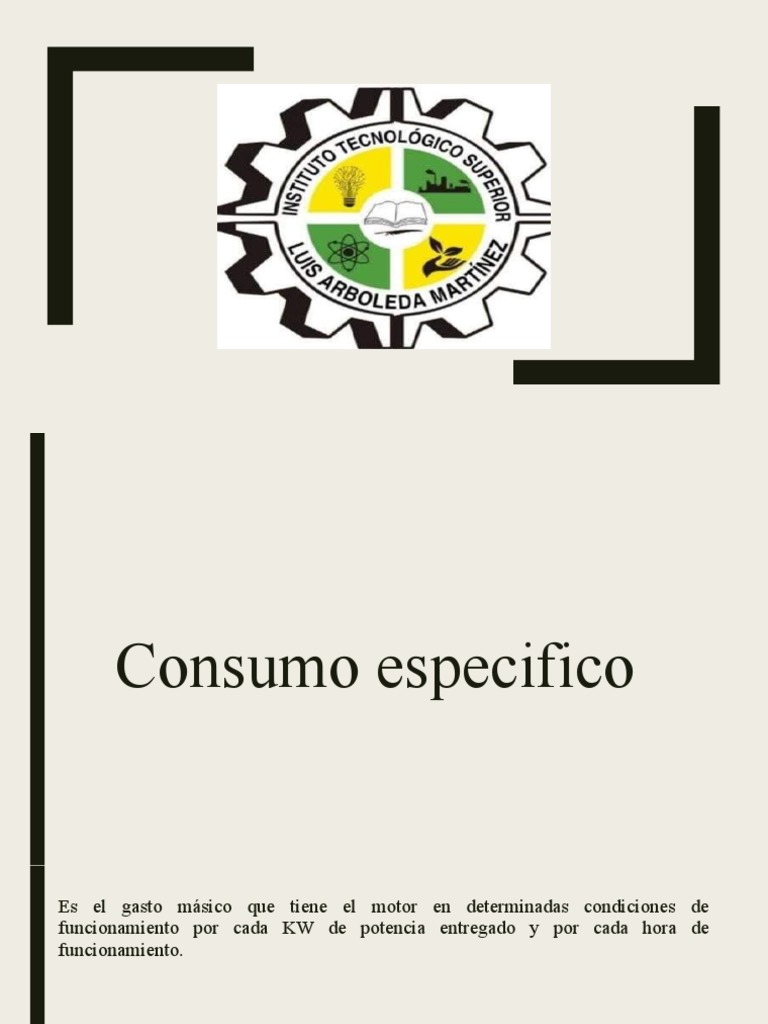 Consumo Especifico | PDF