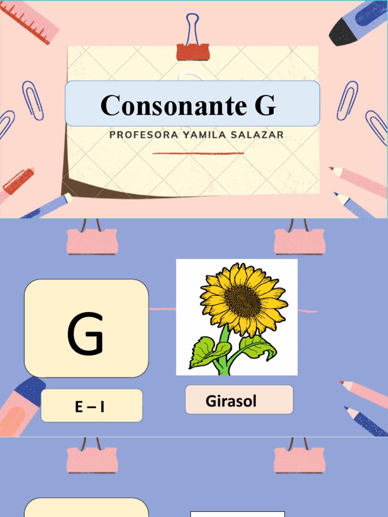 Consonante G - Ge, Gi - Gue, Gui | PDF