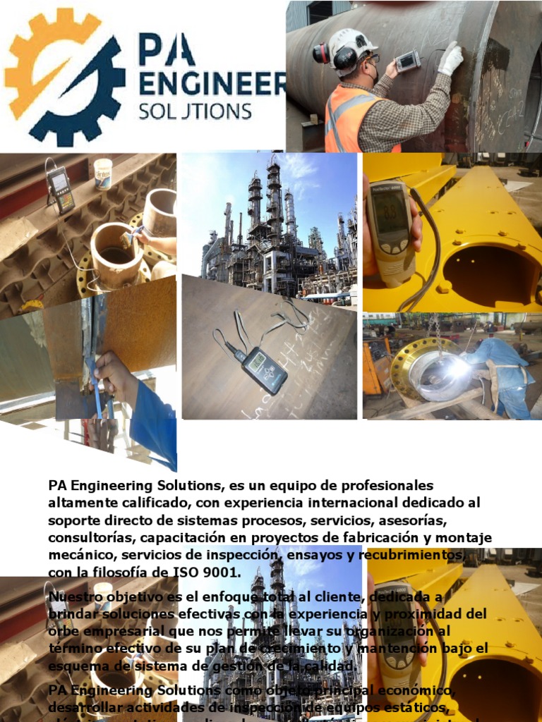 Brochure Pa | PDF | Pruebas no destructivas | Ultrasonido