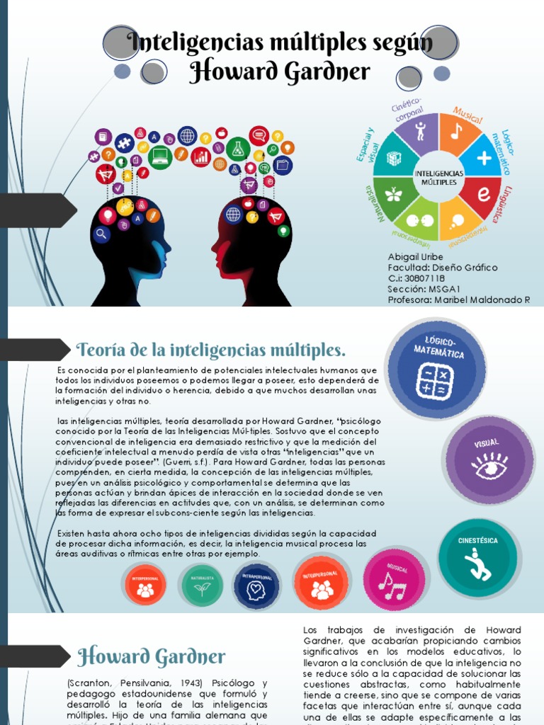 Inteligencias Múltiples- Abigail Uribe | PDF | Evolución | Sicología