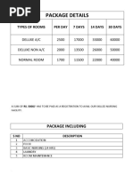 Hospital Room Tariff List | PDF