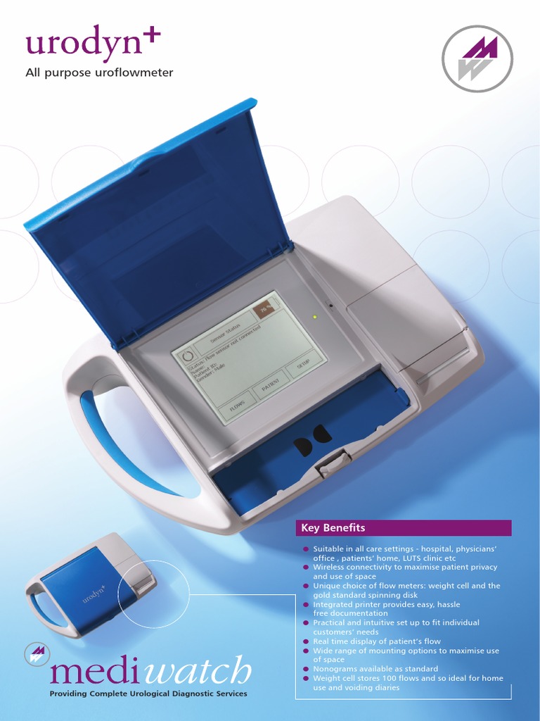 Flujometro Urodyn | PDF | Flow Measurement | Wireless
