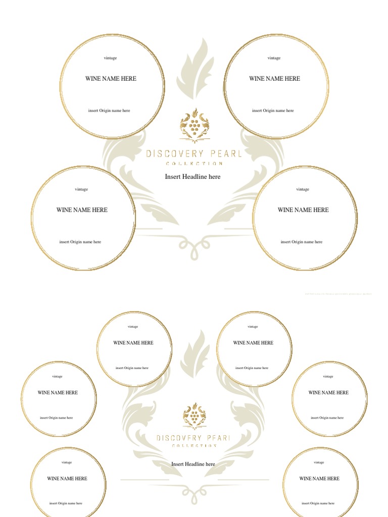Wine Tasting Mat | PDF