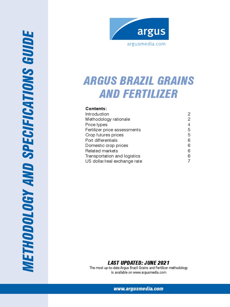Argus Brazil Grains and Fertilizer - Ashx | PDF | Market (Economics ...