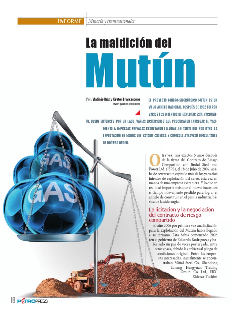 Mutun | PDF | Bolivia | Minería