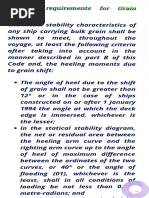 Grain Heeling Moment and Stability Analysis | PDF | Water Transport ...