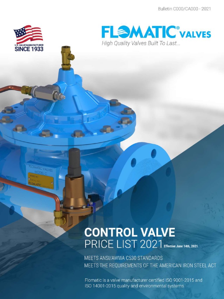 Control Valve Pricelist 2021 1 | PDF | Valve | Pipe (Fluid Conveyance)