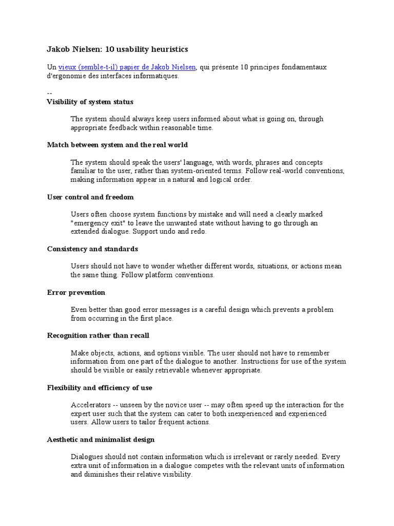 Jakob Nielsen | PDF | Usability | Neuropsychological Assessment