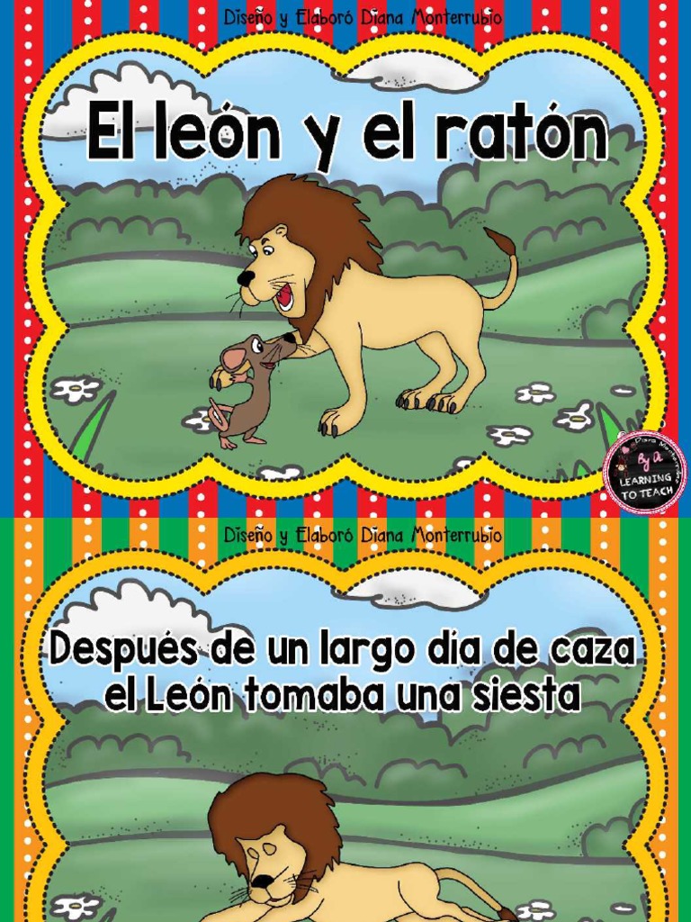 El Leon y El Raton Fabula | PDF