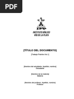 Hoja de Presentación Uvm | PDF