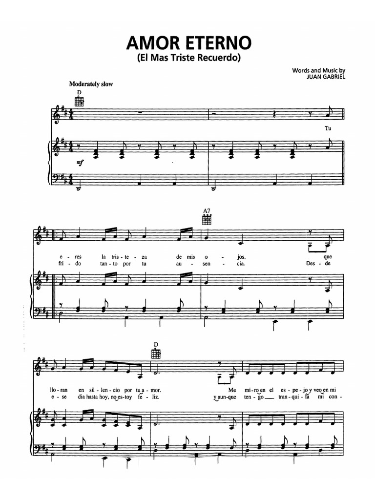 1816 Juan Gabriel Amor Eterno | PDF