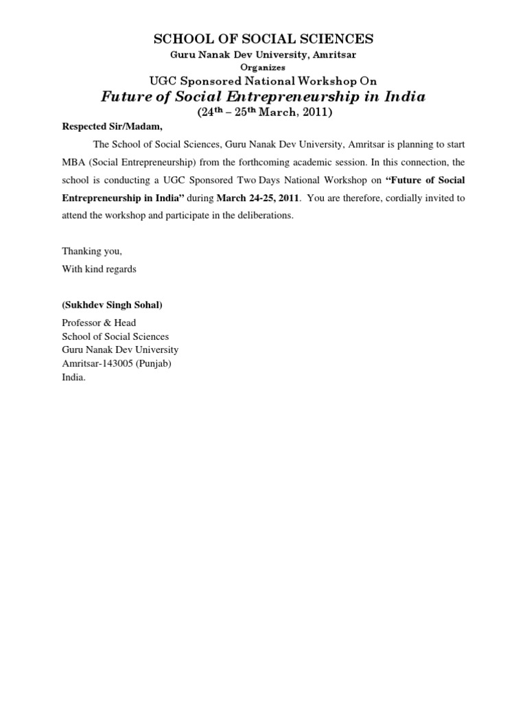 Invitation NGO | PDF