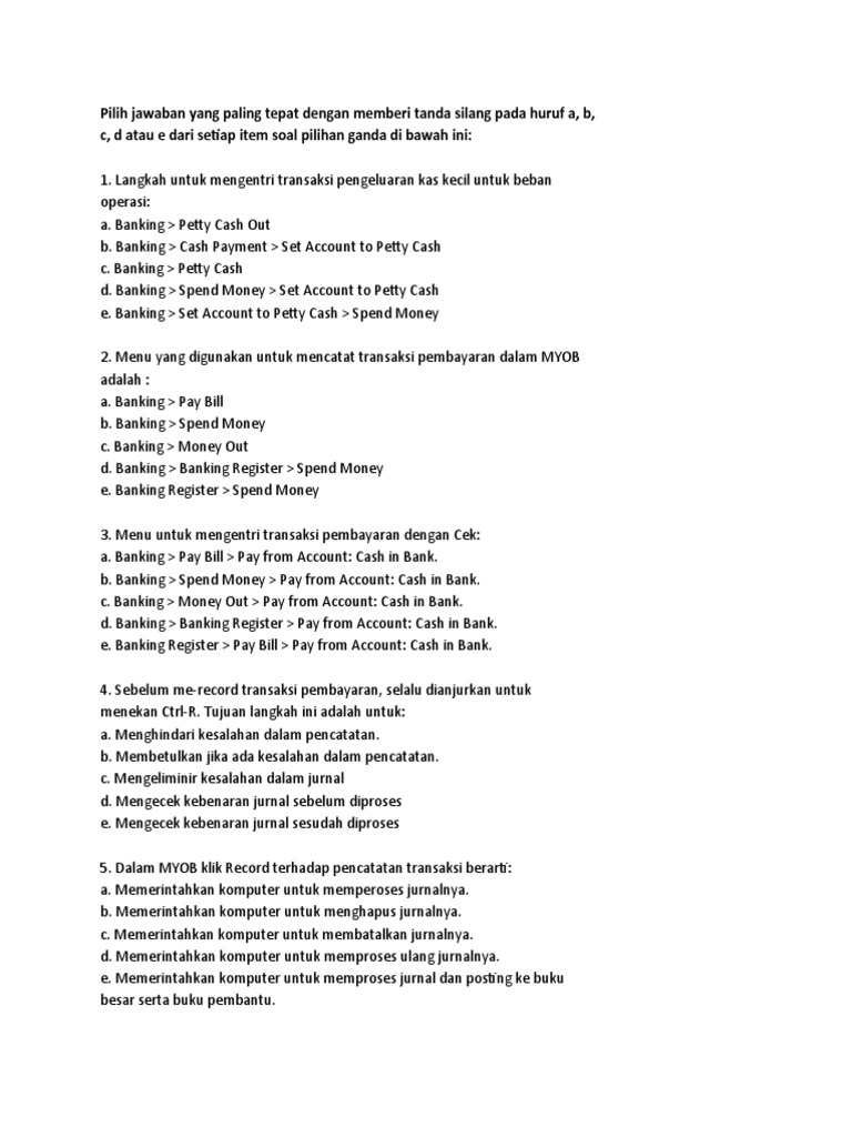 Soal Latihan Kompak | PDF