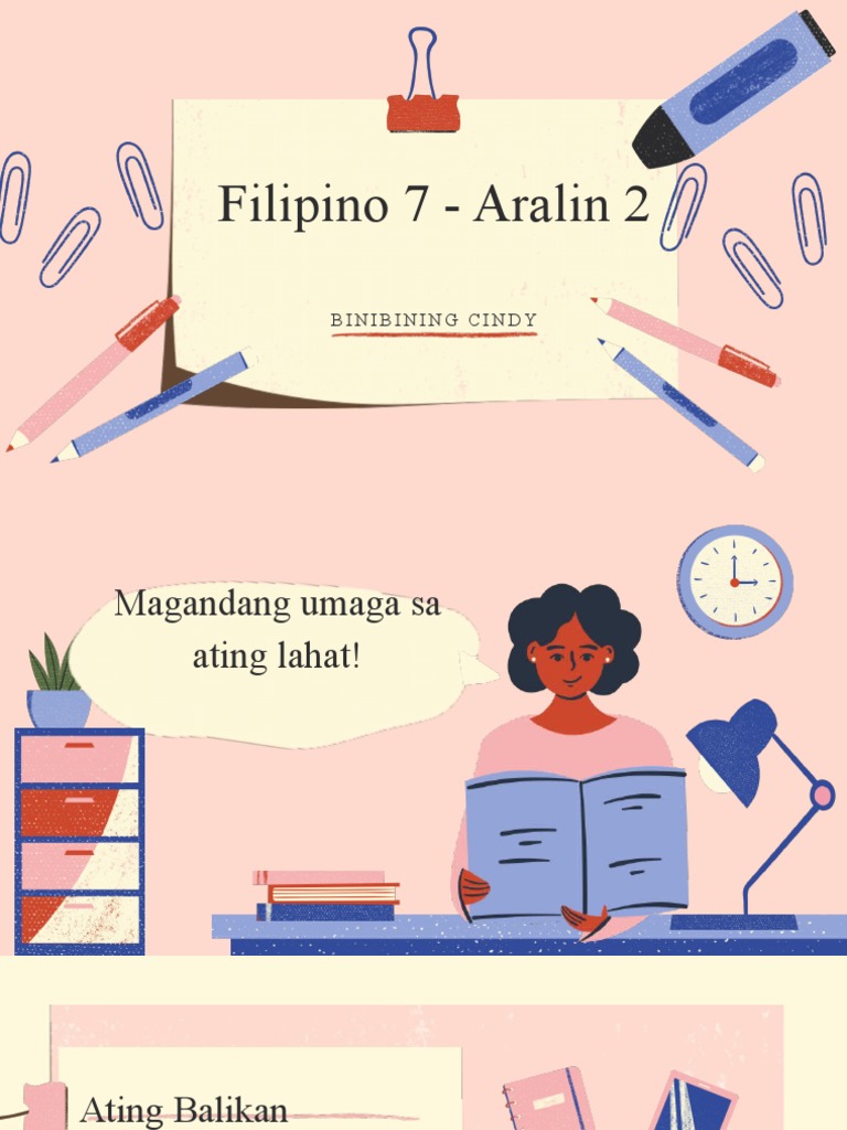 Filipino 7 - Aralin 2 | PDF