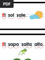 Lecturas Breves Consonantes M, P, L, S, D, T, N | PDF