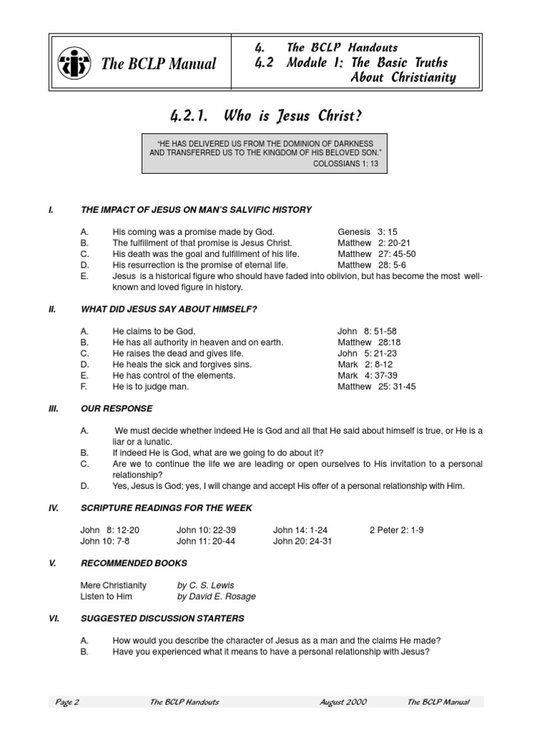 Understanding Jesus: A Christian Guide | PDF | Gospel Of John | Jesus