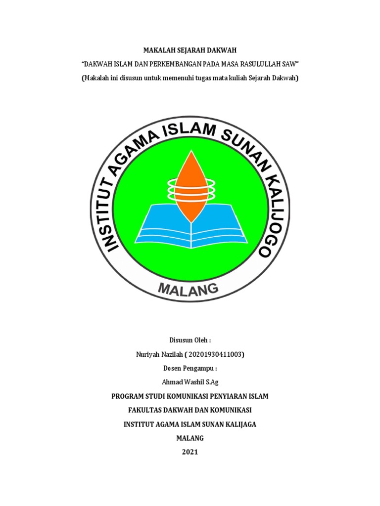 Makalah Sejarah Dakwah | PDF