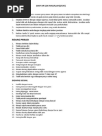 Angket Daftar Cek Masalah (DCM) : Bimbingan Dan Konseling (BK) SMP Al-Huda Jati Agung | PDF