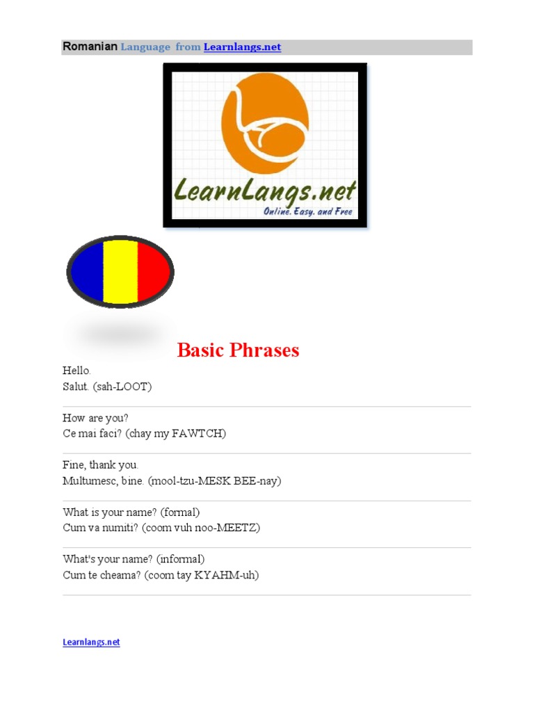 Romanian | PDF