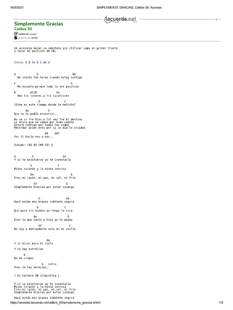 Simplemente Gracias.. | PDF