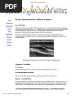 Ultrasound Measurement Cheat Sheet | PDF | Vein | Heart