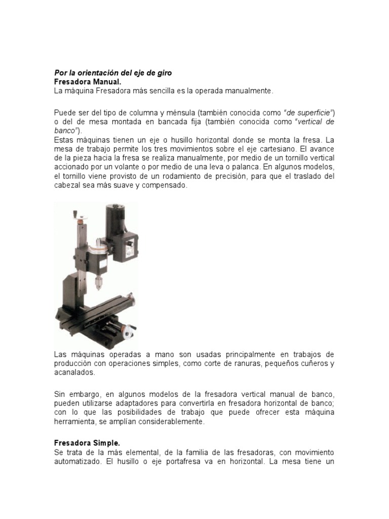 Orientación Del Eje de Giro | PDF | Control numerico | Equipo