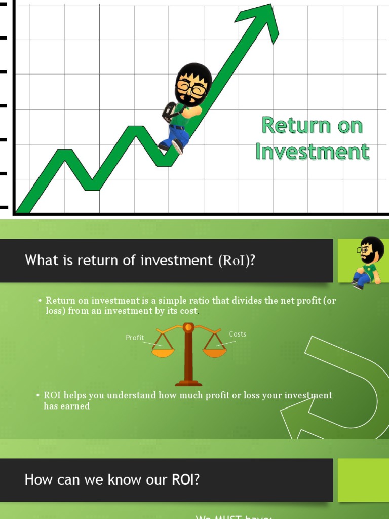 Understanding Return on Investment (ROI) | PDF